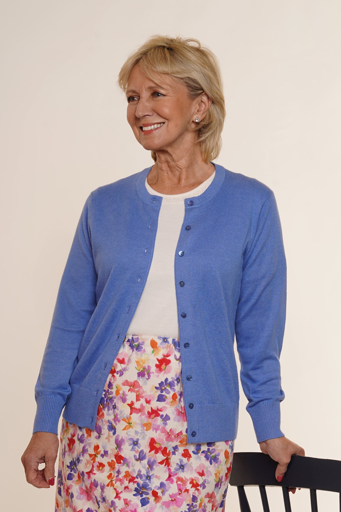 Cotton Cashmere Cardigan - Women's Classic Cardigans - Carr & Westley