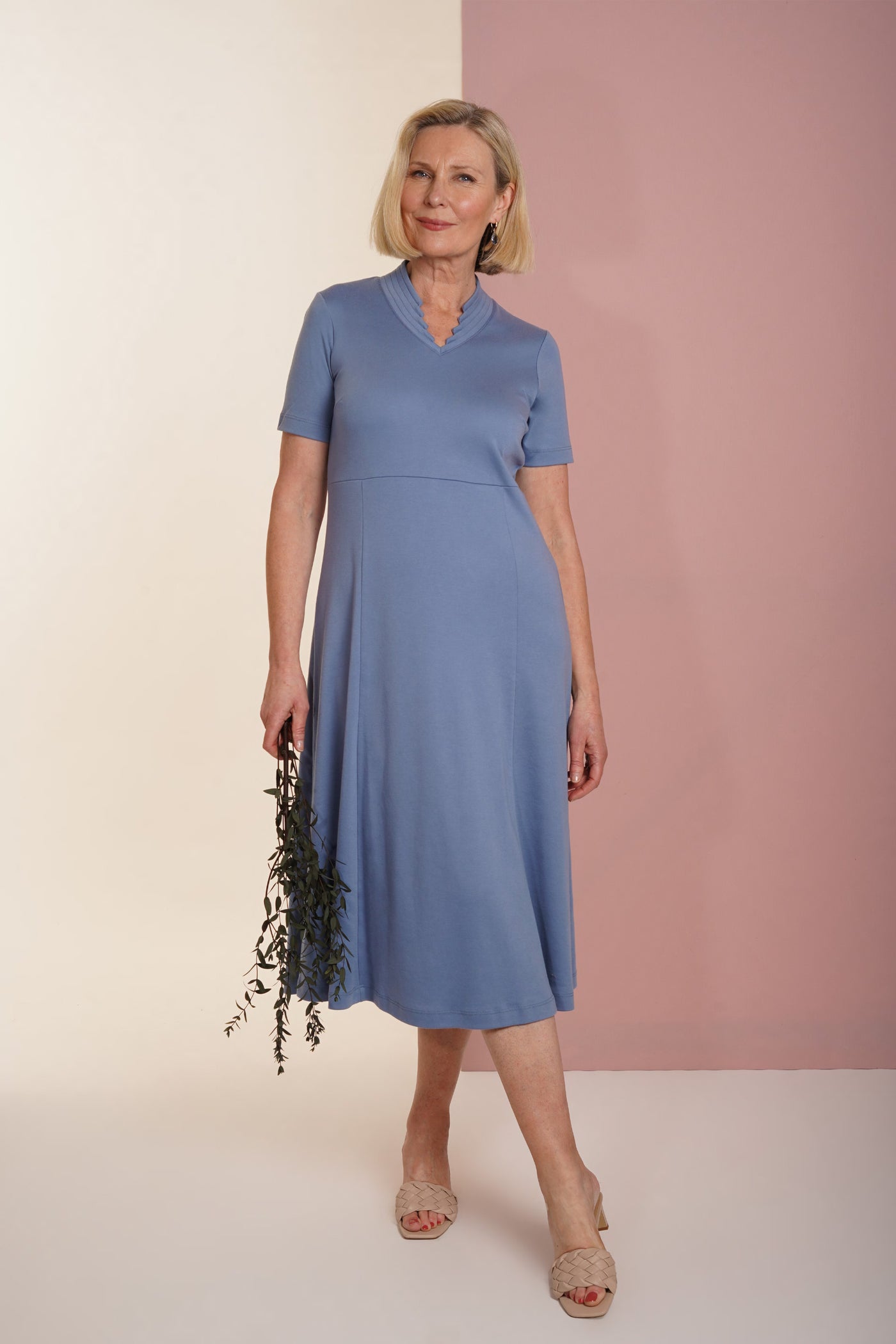 Step Neck Dress – Carr & Westley