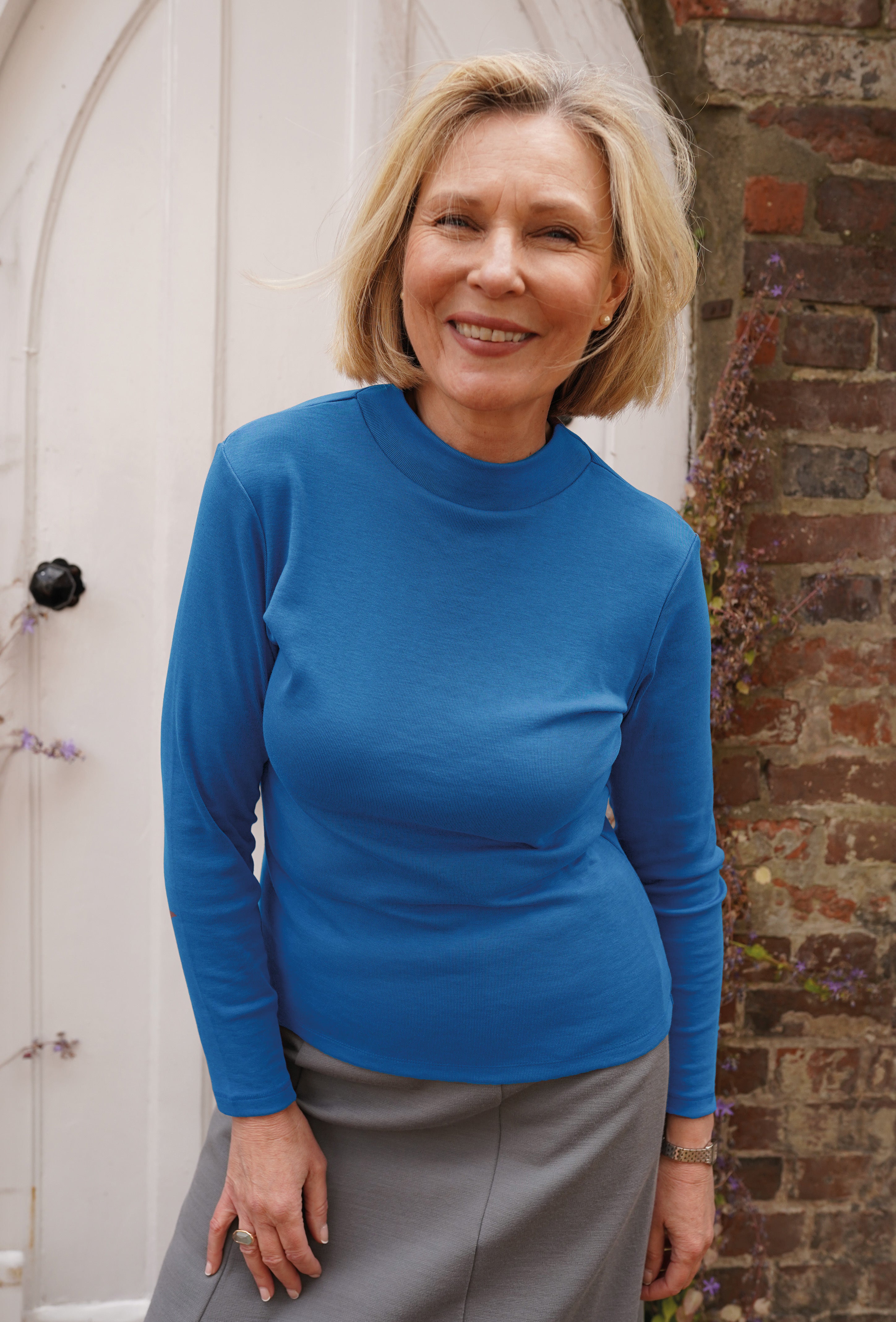 Poppy Turtle Neck Top - Classic Women's Tops - Carr & Westley