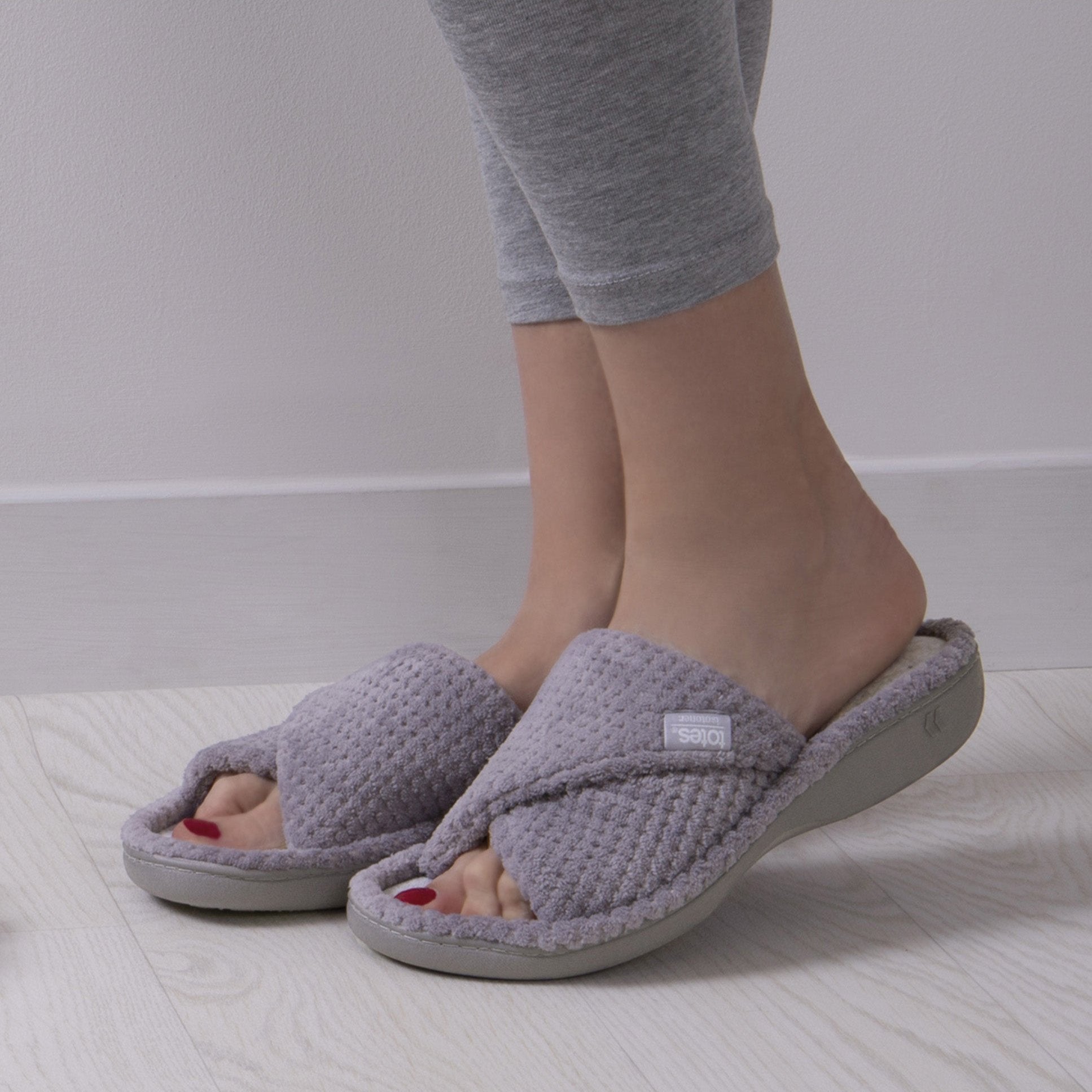 Totes Turnover Open Toe Mule - Classic Footwear - Carr & Westley