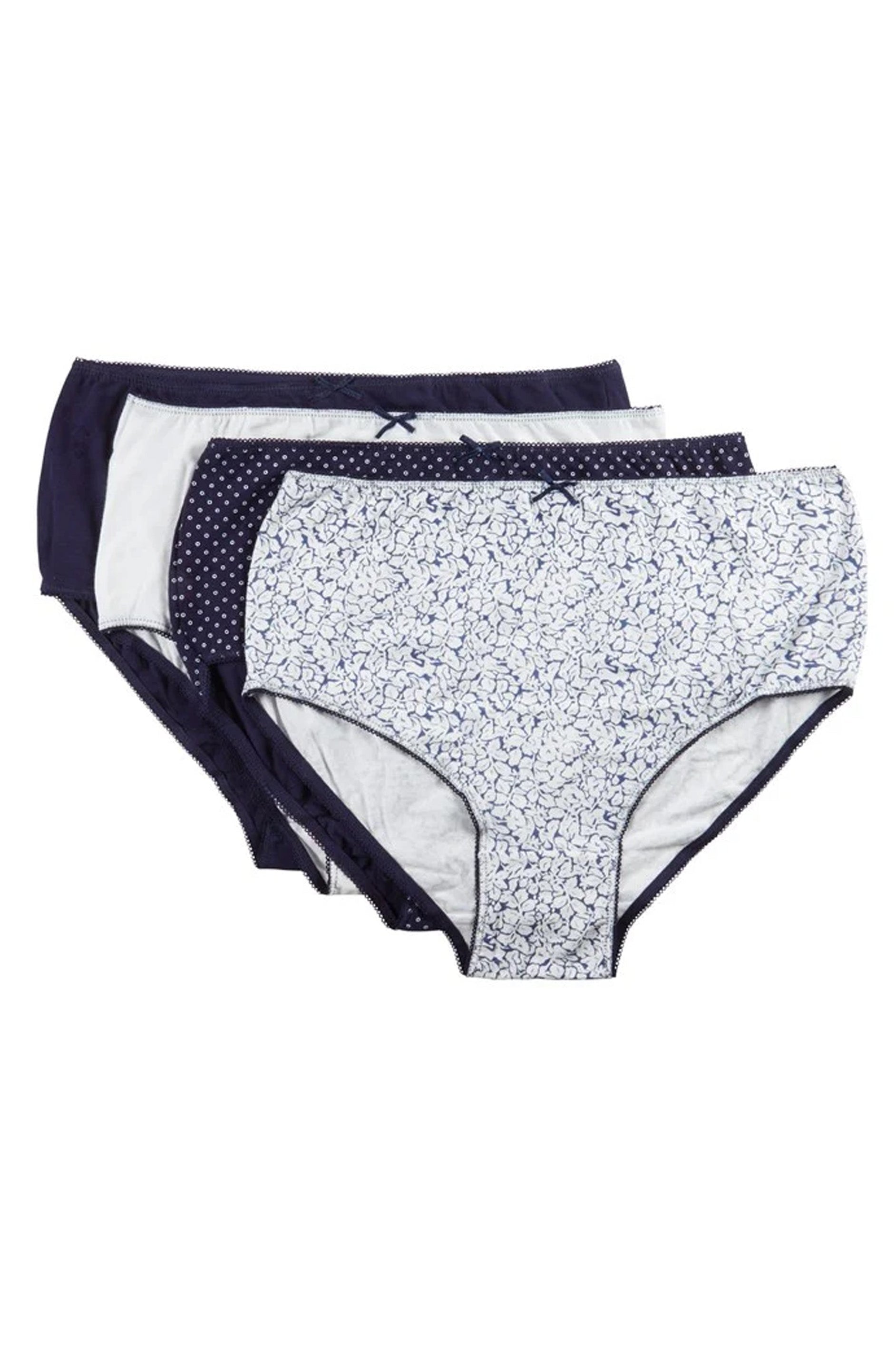Cotton Pattern Midi Briefs (4 Pack) – Carr & Westley