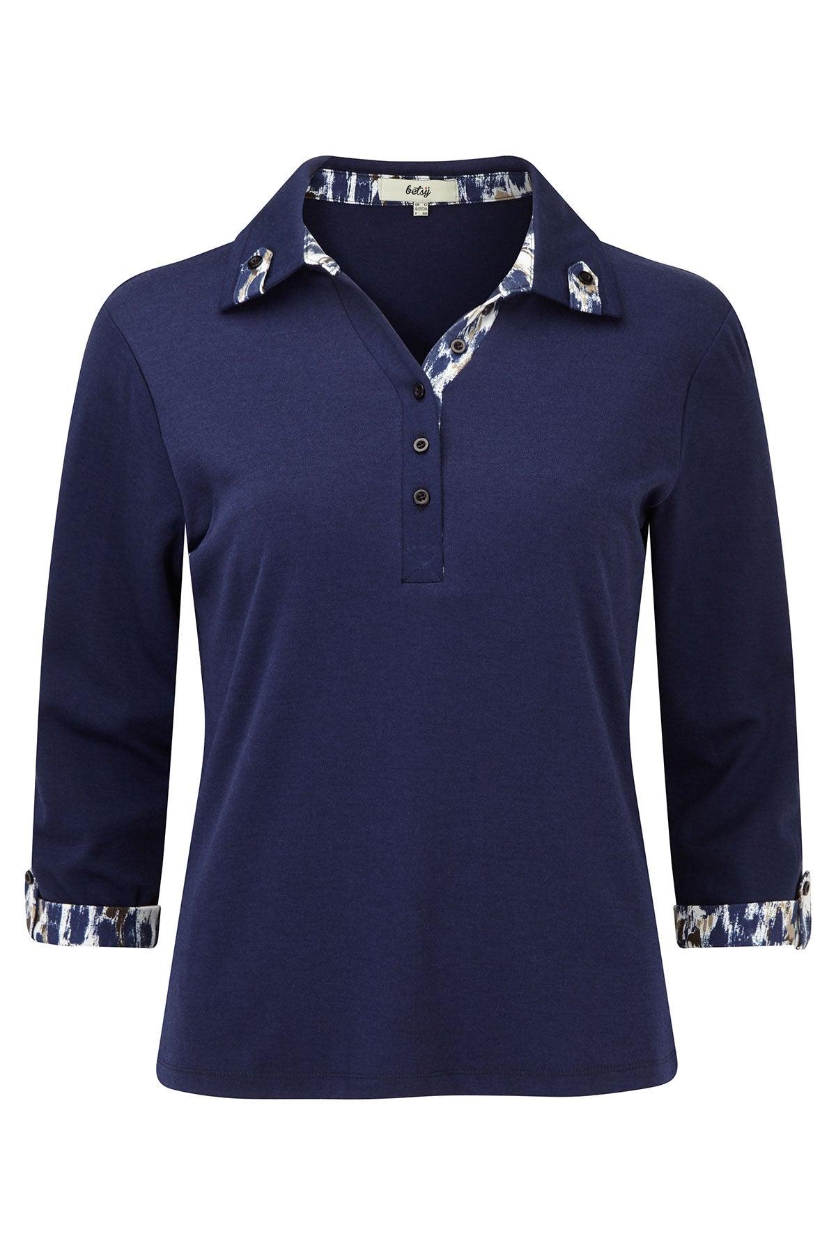 Albany Collar Top | Betsy – Carr & Westley