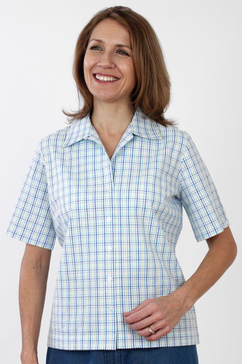 Check Blouse | Double Two – Carr & Westley