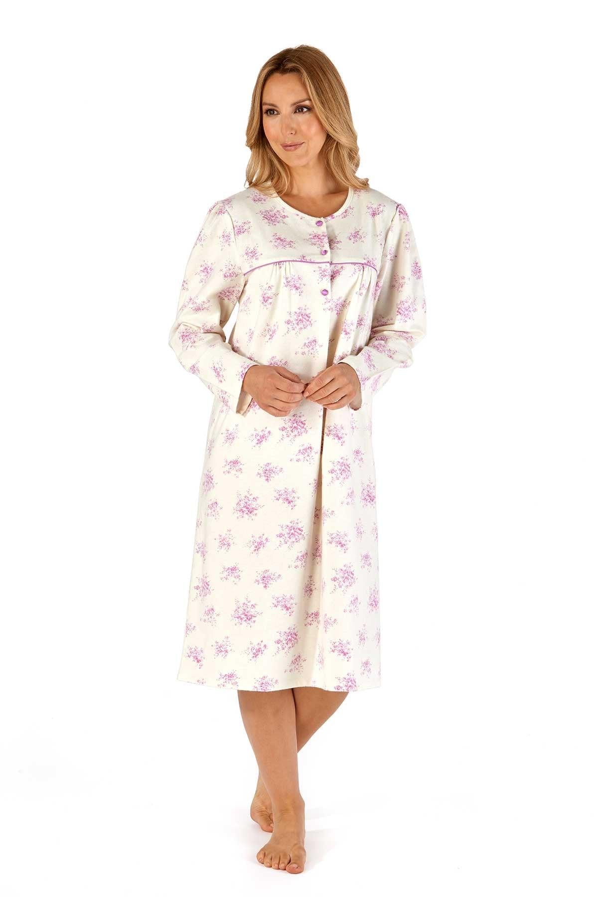 Classic Winceyette Nightdress - Slenderella - Classic Nightdresses ...