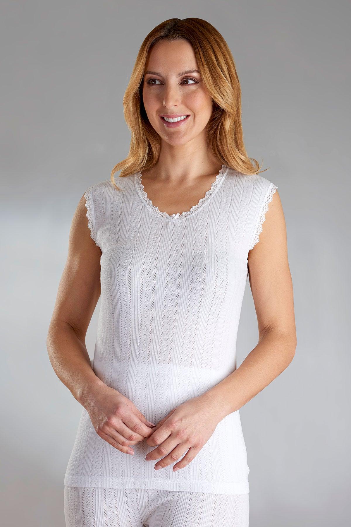 Thermal Sleeveless Top by Vedonis - Women's Vest Tops - Carr & Westley