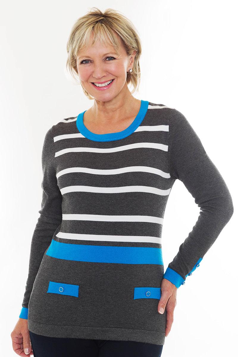 Pitville Jumper - Marble - Classic Women's Knitwear – Carr & Westley